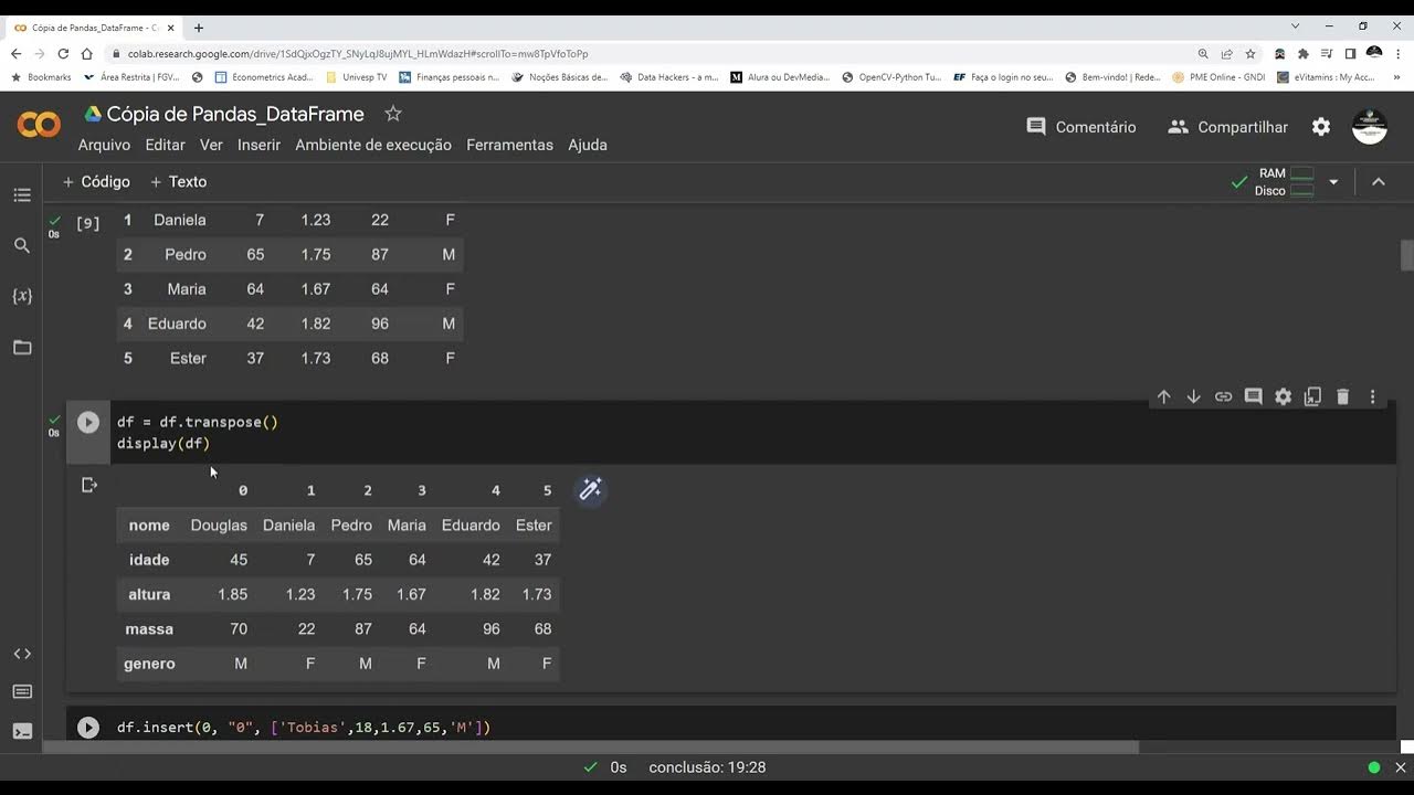 Como inserir uma nova linha em uma posição específica em um dataframe ...
