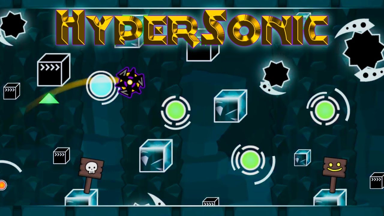 HYPERSONIC | (93%) | Go at 35% | Geometry Dash ExtD - YouTube