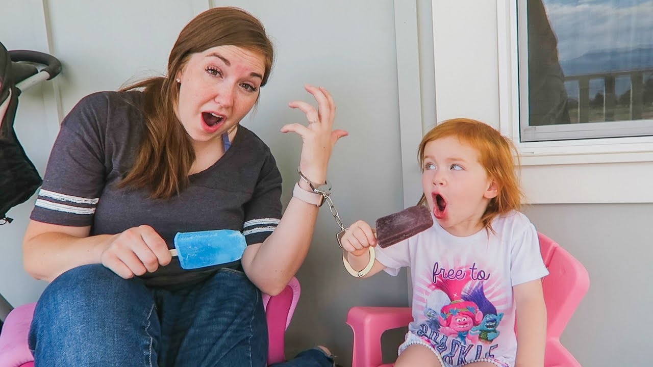 Handcuffed To My Mom For 24 Hours Youtube