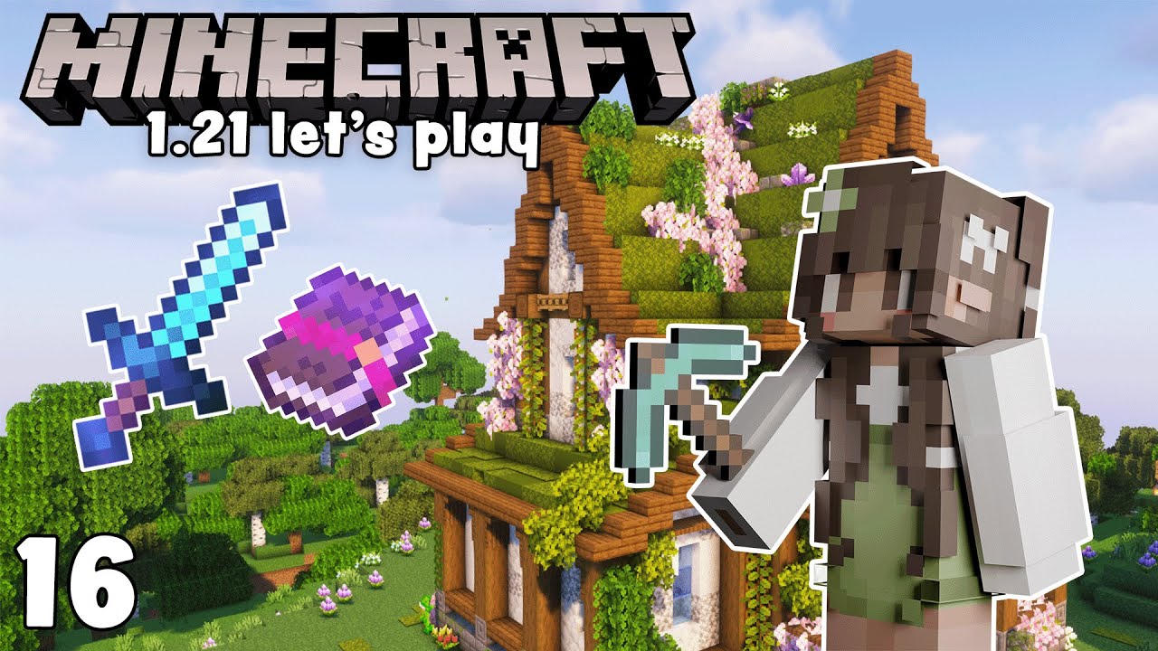 Journey to Defeat The Ender Dragon | Cozy Minecraft 1.21 Let's Play 🐝 ...