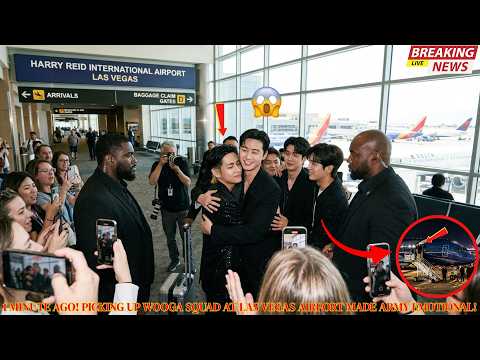 1 MINUTE AGO! Kim Taehyung SHOCKED The World Picking Up Wooga Squad at Las Vegas Airport !