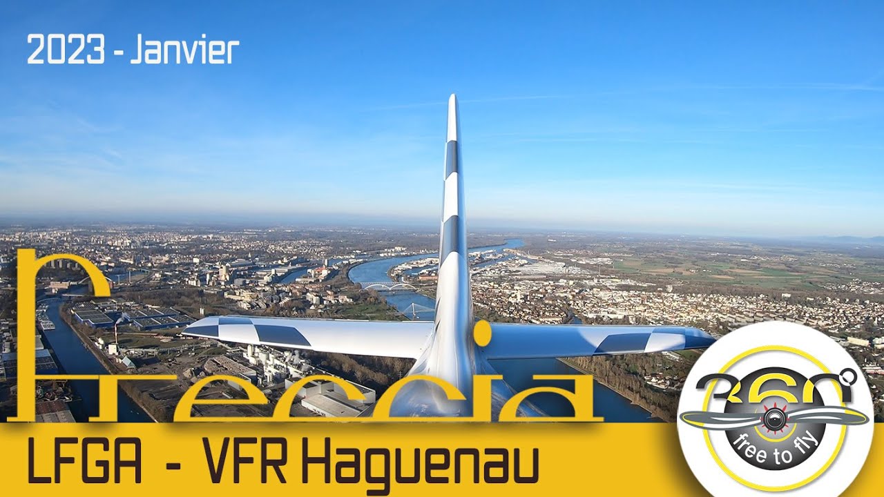 360° Ulm Freccia - VFR Colmar - Haguenau LFSH - YouTube