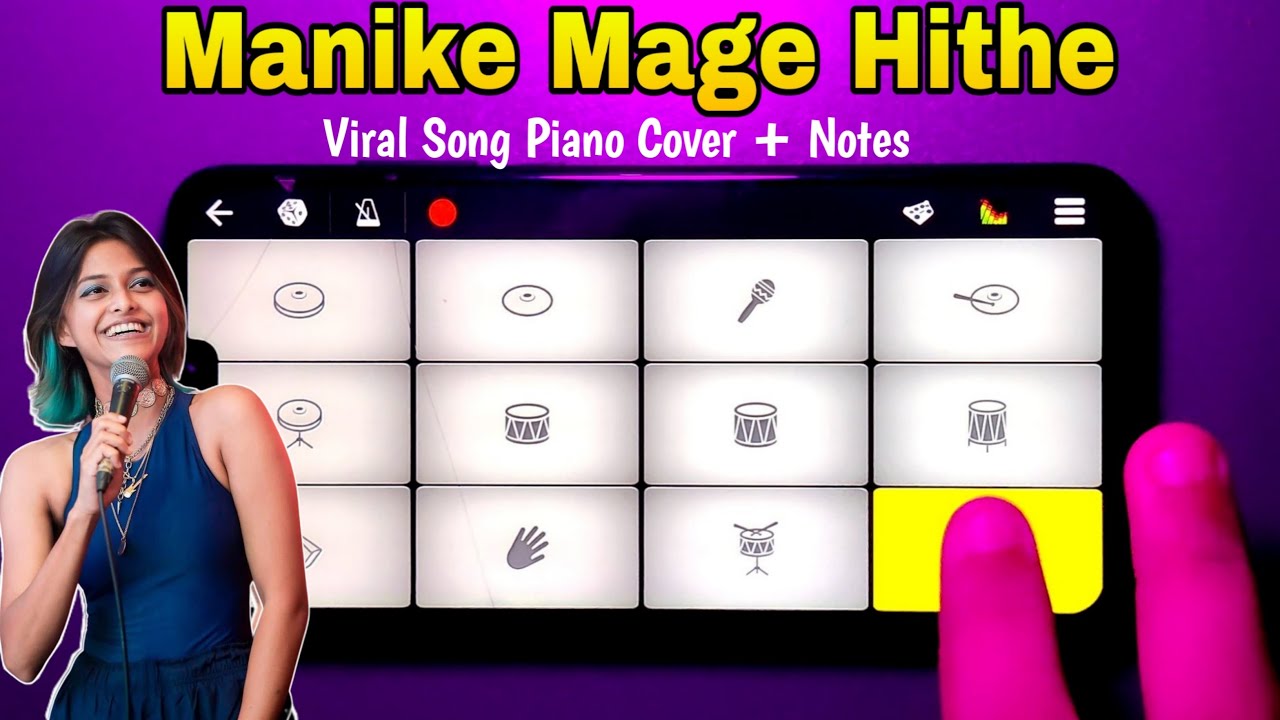 Manike Mage Hithe Song Piano Cover | Drum | Srilankan Song Walkband ...