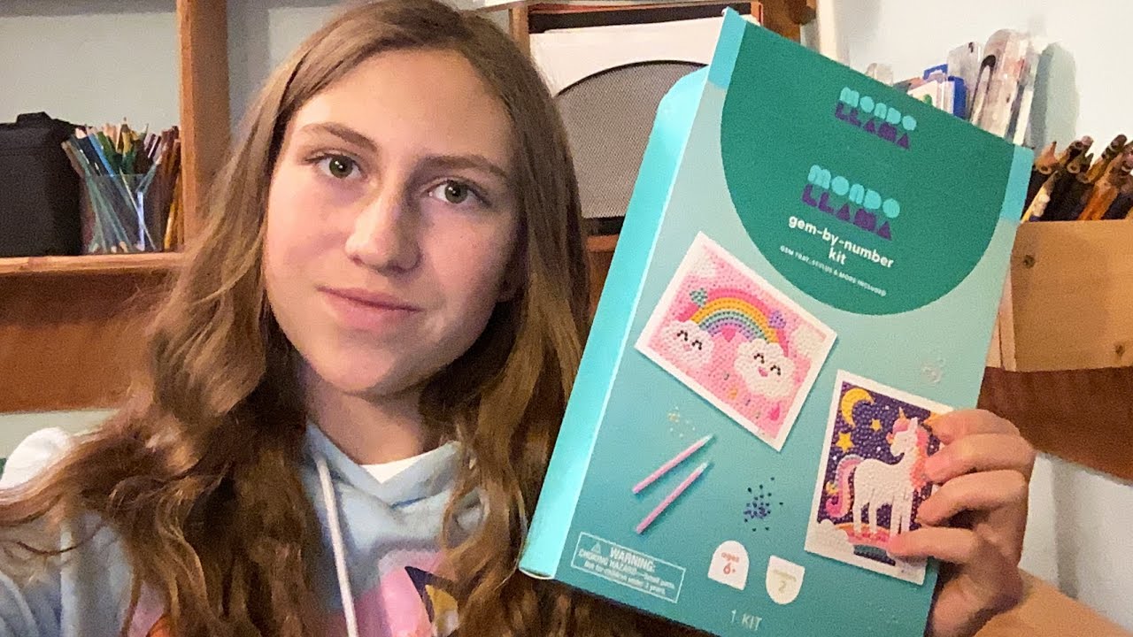 Trying a “gem by number” kit? (Also a tour of my brand new art room ...