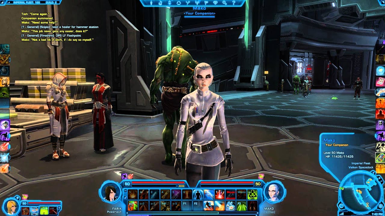 SWTOR Bounty Hunter Companion Customization : Mako (Skin 8) - YouTube