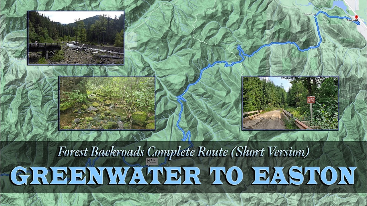 Forest Backroads from Greenwater to Easton in Washington State - YouTube