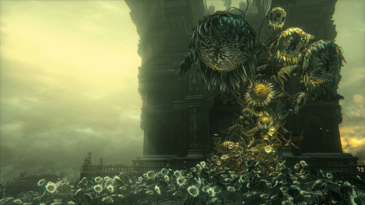 Bloodborne - Lumenflower Garden Ambiance (wind, crackling fire, white ...