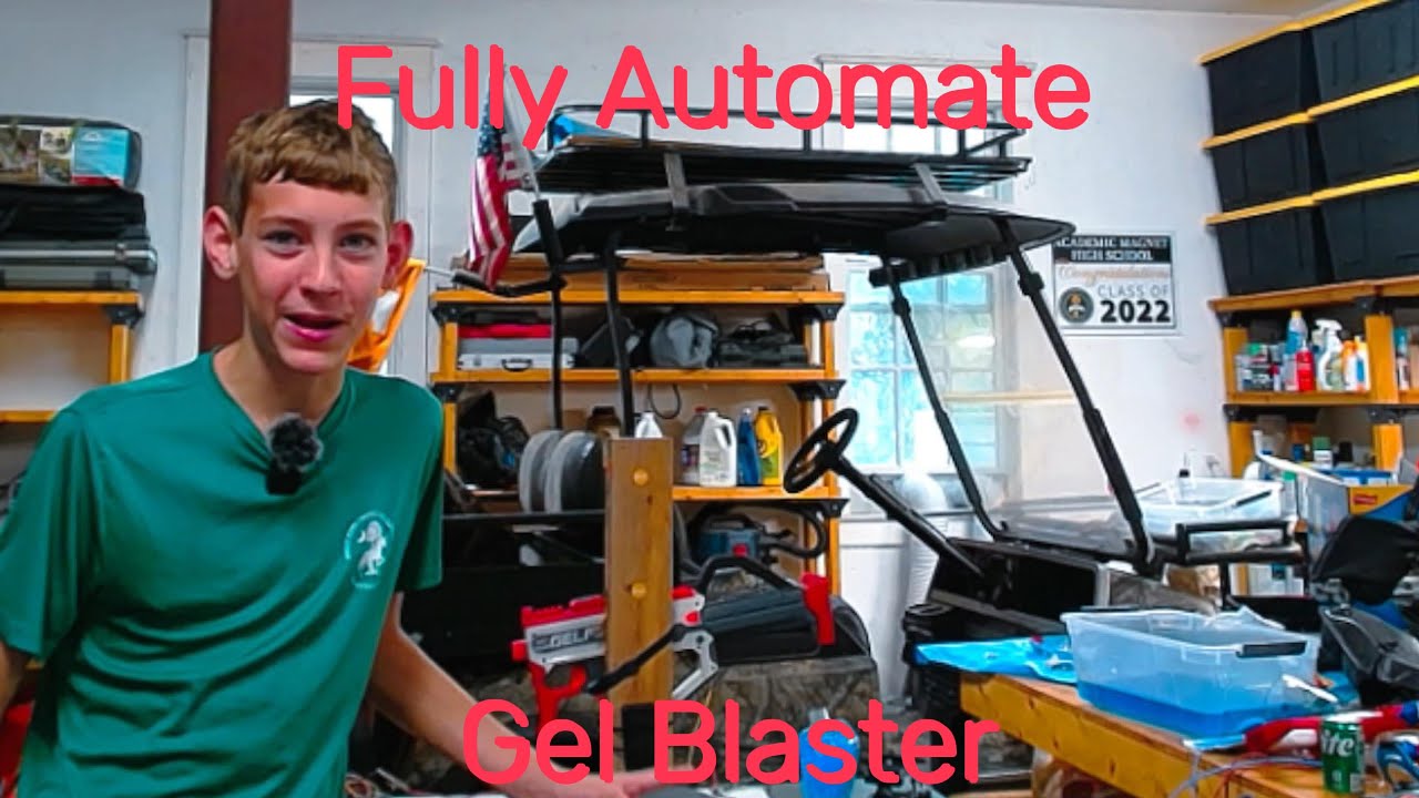 I Built a Fully Automated Gel Blaster. Hack pack by @MarkRober . - YouTube