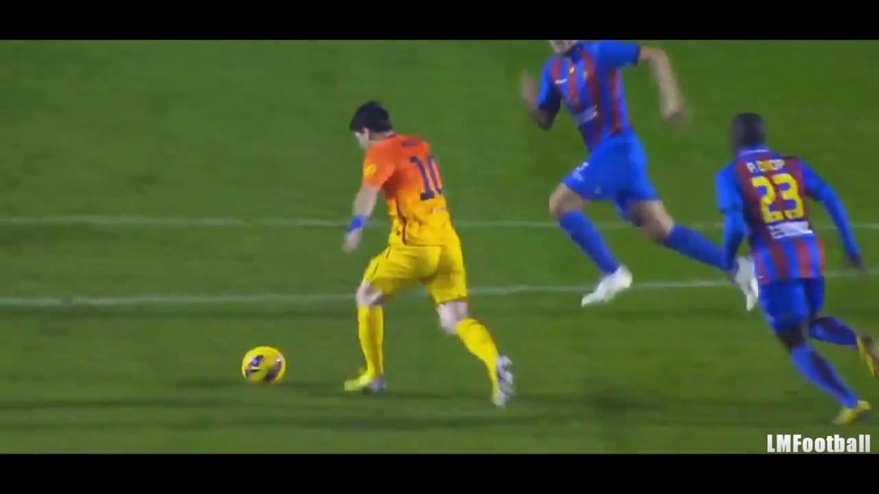 Lionel Messi Crazy Rare Dribbling Skills Show - YouTube
