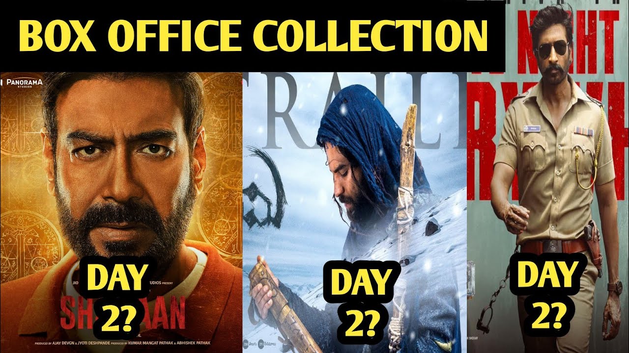 shaitaan day 2 vs gaami vs bhimaa box office collection & budget - YouTube