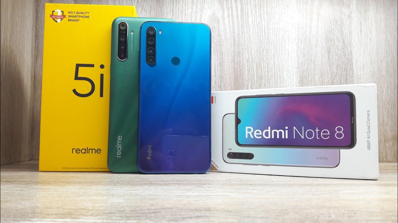 Realme 5i vs Redmi Note 8 - Which Should You Buy ? - YouTube