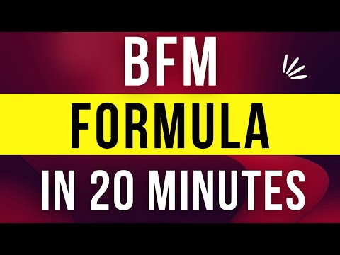 REVISE BFM IMPORTANT FORMULA IN40 MINUTES - YouTube