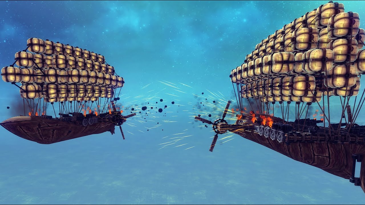 Air Ship Battle Besiege - Ep. 11 - YouTube