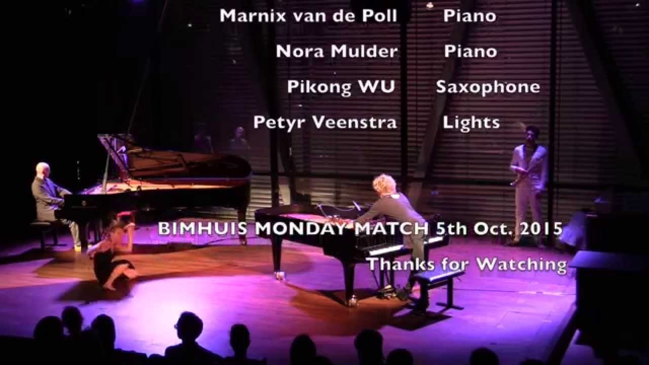 Dance&Music Impro Lab 5th Oct. 2015 Bimhuis Monday Match - YouTube