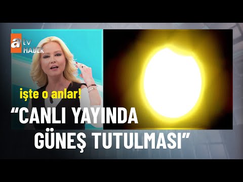 Parçalı güneş tutulması canlı yayında gerçekleşiyor! - atv Haber