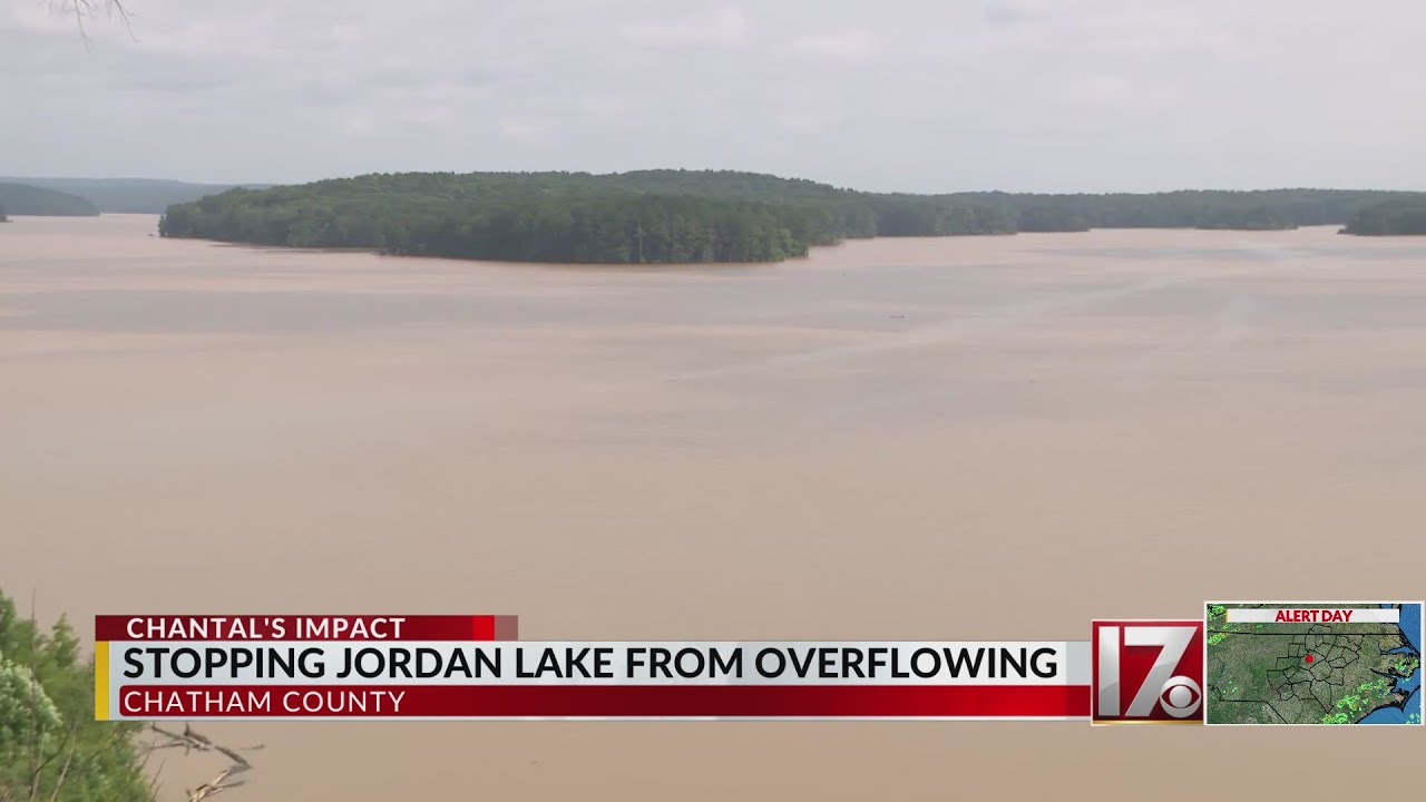 Stopping Jordan Lake from overflowing - YouTube