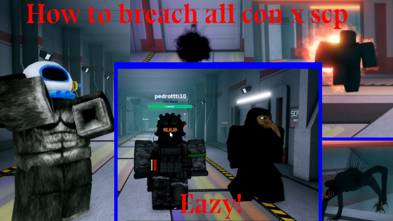 How to breach all con x scp ! - YouTube