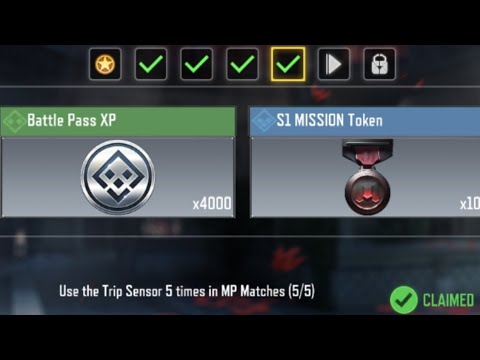 Call of Duty Mobile Use the Trip Sensor 5 times in MP Matches Task ...