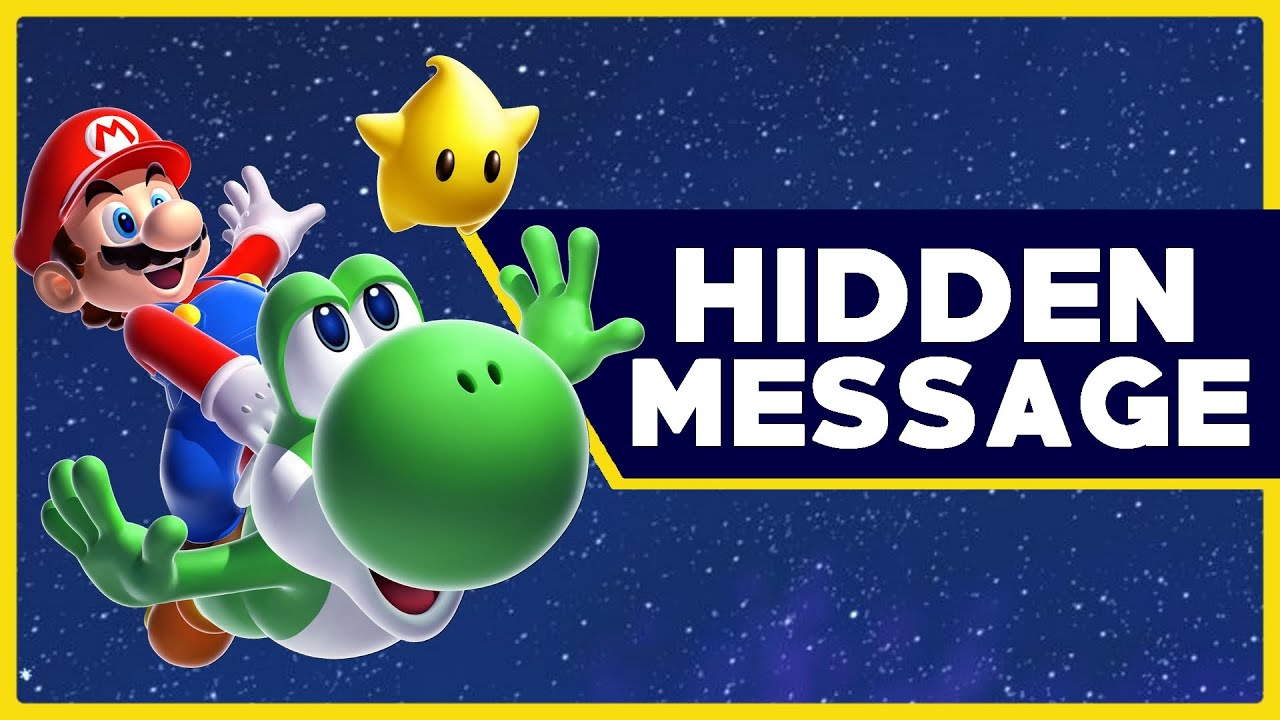 Super Mario Galaxy has a HIDDEN MESSAGE? #shorts - YouTube