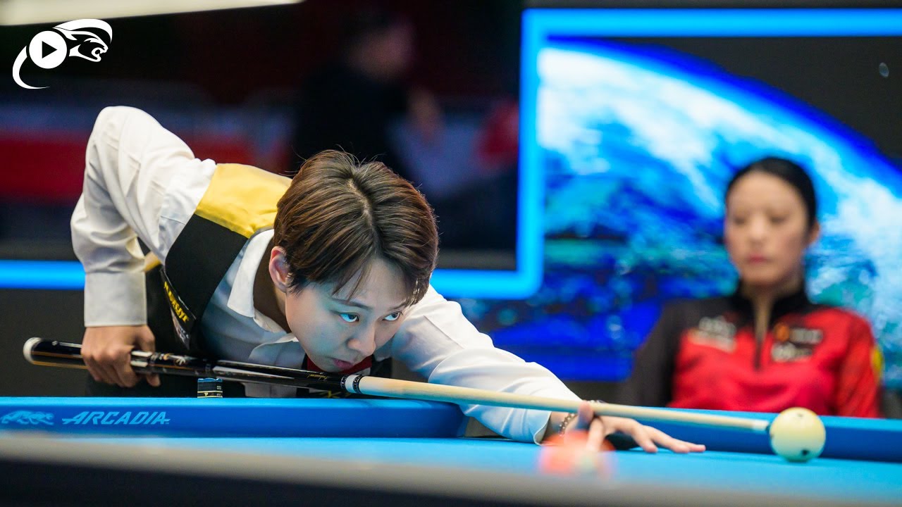 Last 16 Chieh-Yu Chou vs Siming Chen Predator WPA World 10-Ball Women's Championship 2023 - YouTube