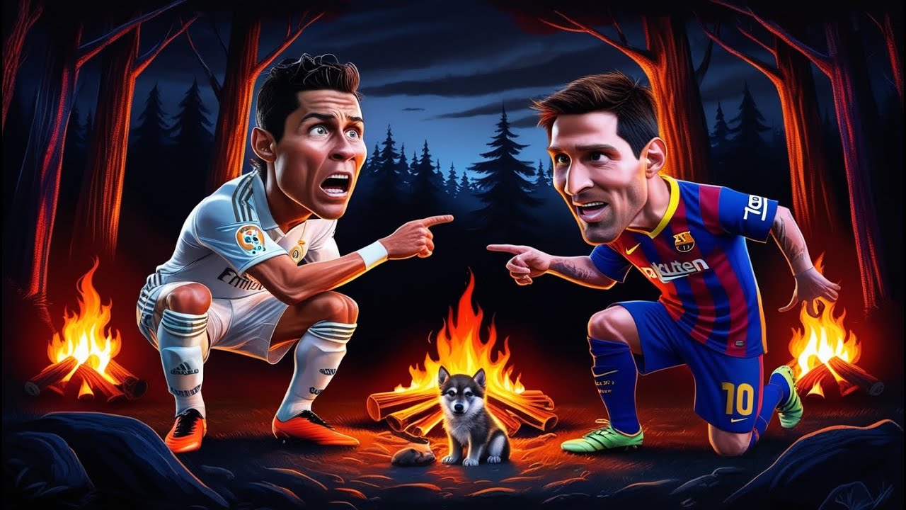 Ronaldo and Messi’s Forest Adventure: A Wolf Pup’s Heroic Rescue! - YouTube