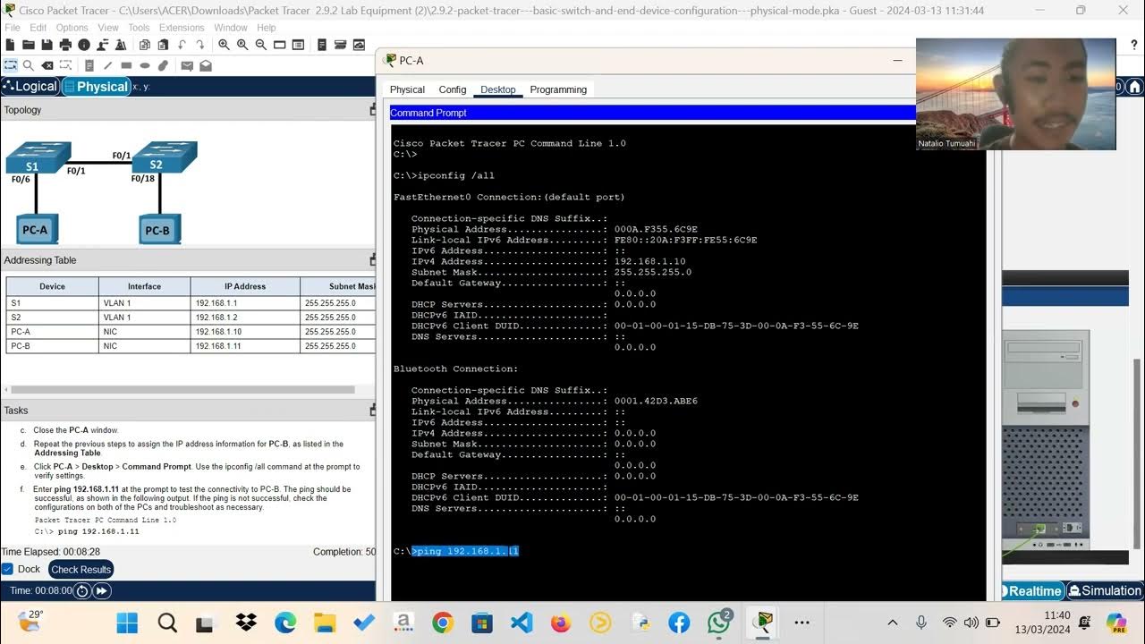 Praktikum Basic Switch-End-Device-Configuration---Physical-Mode - YouTube