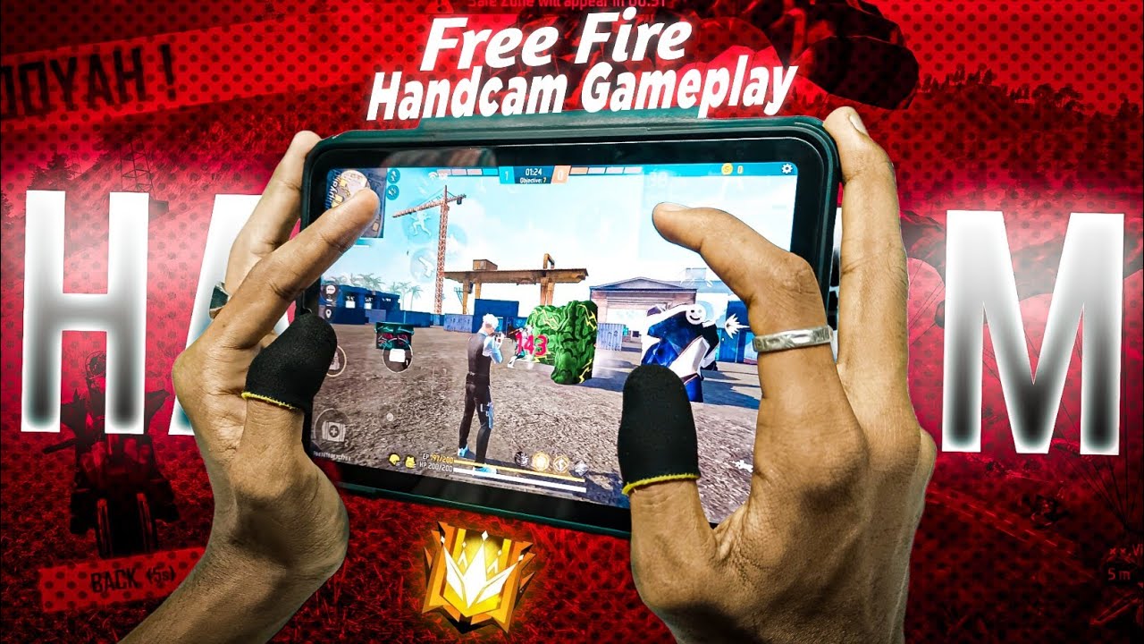 Free Fire Handcam 4 finger gameplay-FreeFire handcam gameplay-free fire ...