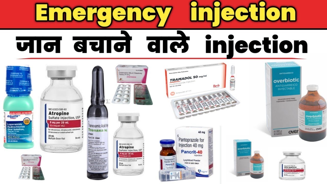 Emergency injection || Life saving injection || Top emergency injection ...