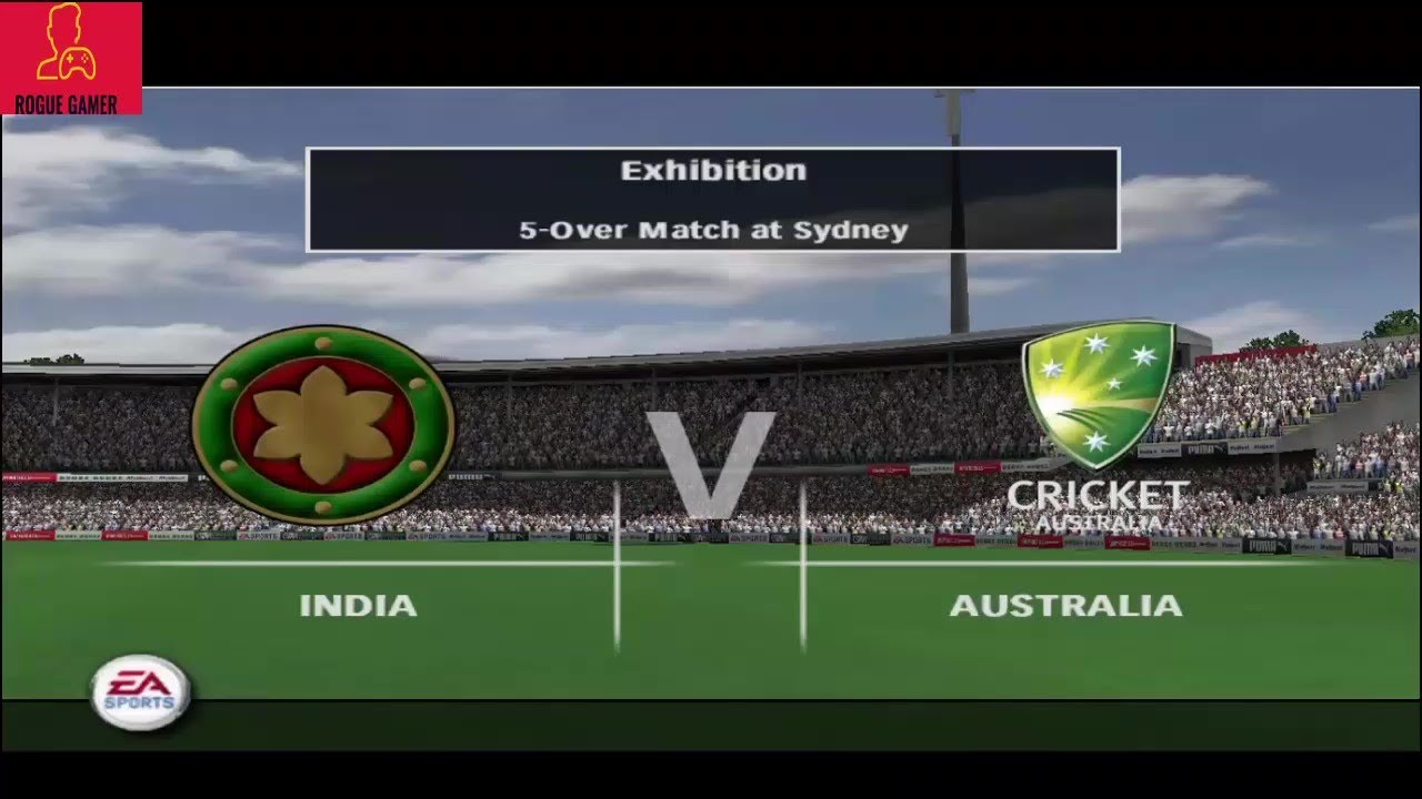 EA Sports Cricket 2007 PC Gameplay | India vs Australia | 5 Overs Match ...