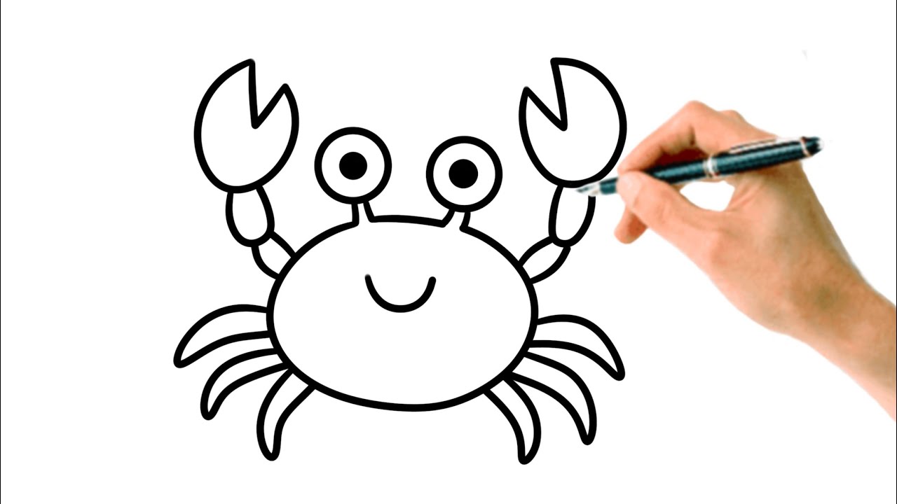 Summer Edition |How To Draw A Cute Crab STEP BY STEP TUTORIAL FOR KIDS ...