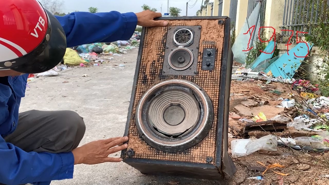 Restoration 1975 Japanese SONY Speaker // Restore Repair Speaker As You ...