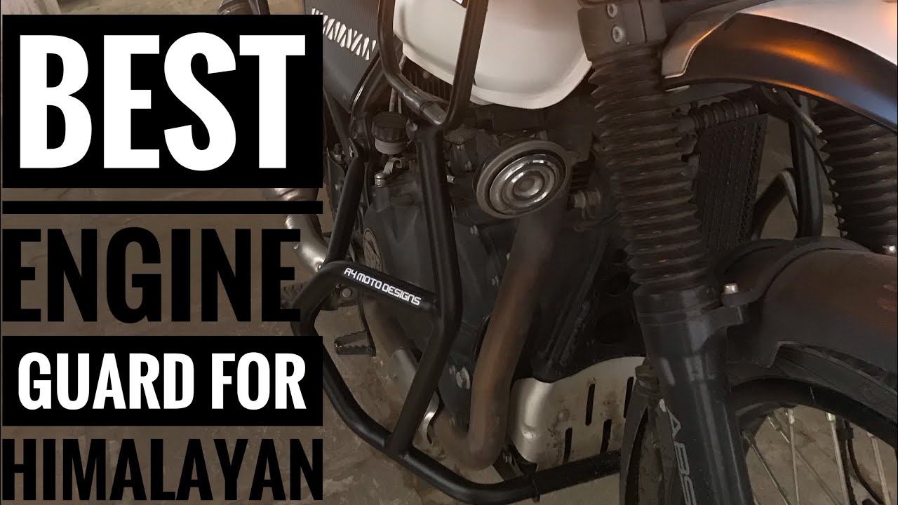 Best Engine Guard for Himalayan bs4 modification by A4 Moto designs # ...
