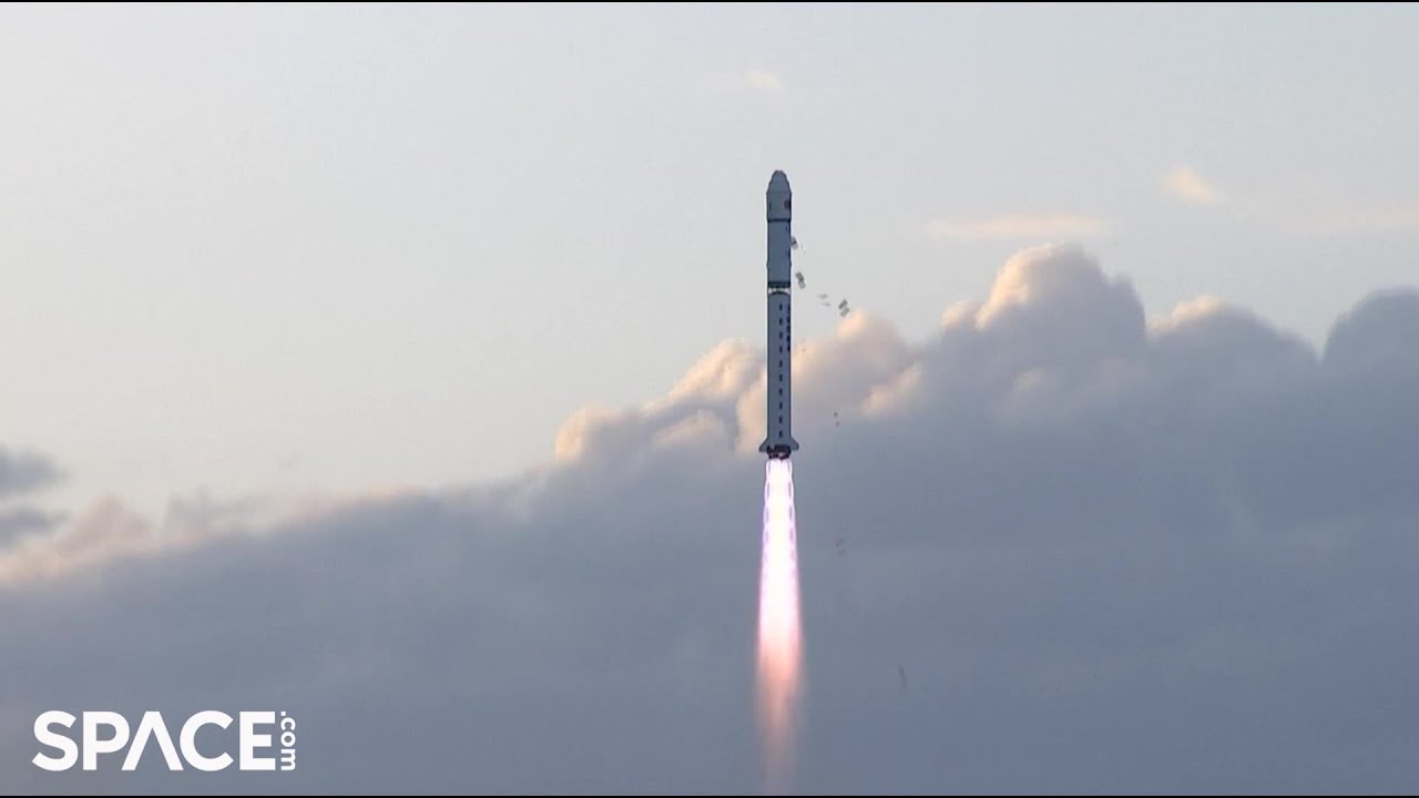 China's Long March 2D launches Yunhai-1 03 satellite, rocket sheds ...