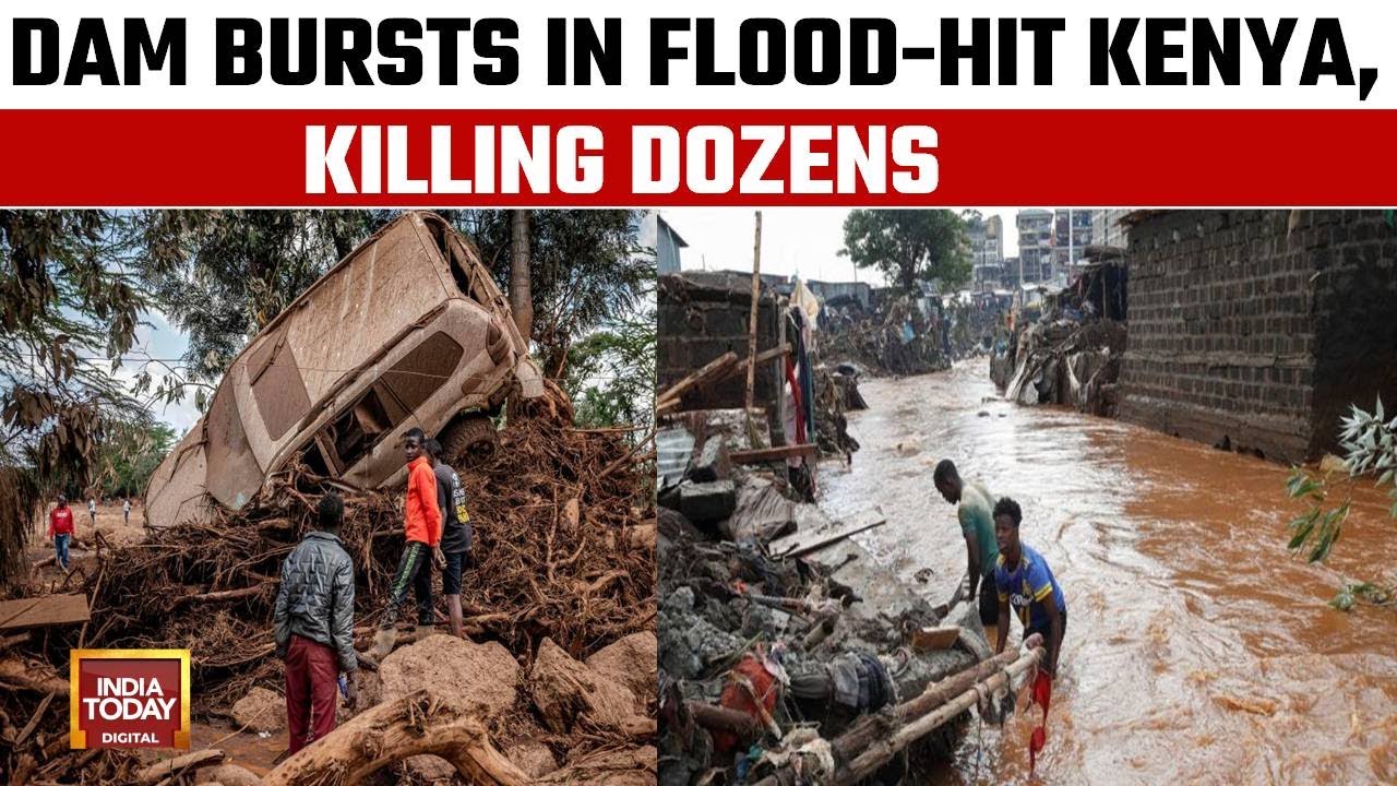 Kenya Dam Bursts Following Heavy Rains Killing At Least 40 People In ...