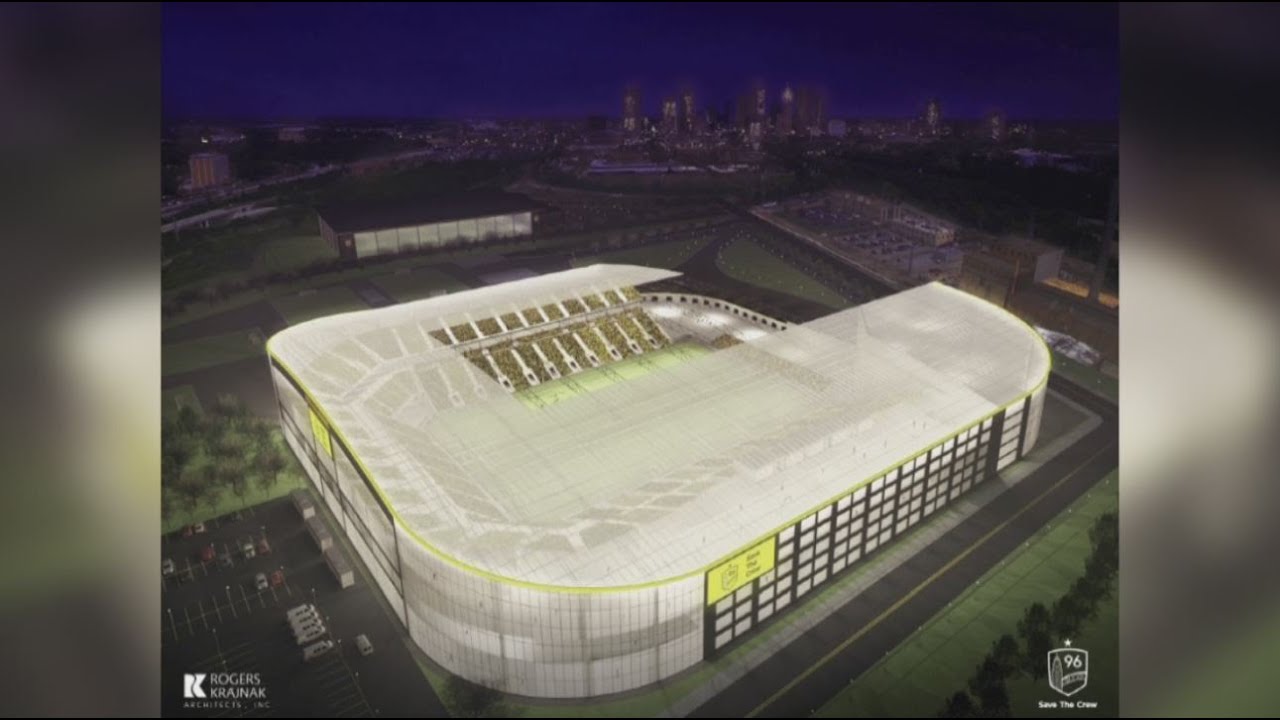 'Save the Crew' proposes downtown Columbus soccer stadium - YouTube
