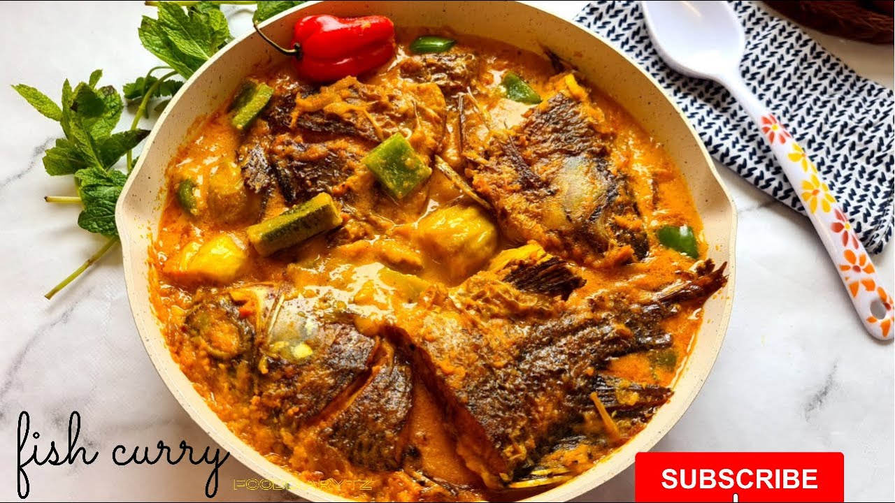 Jinsi ya Kupika Mchuzi Mtamu wa Samaki|Fish Curry with English ...