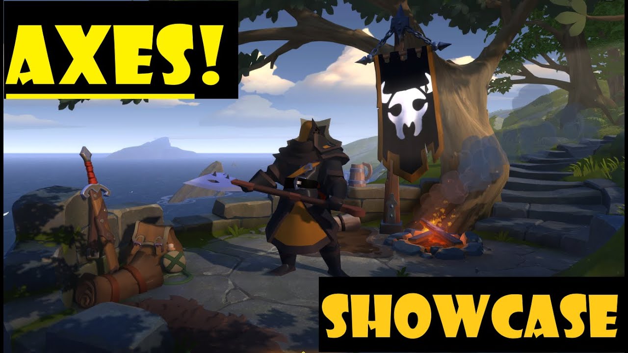 Albion Online: All Axes Showcase! - YouTube