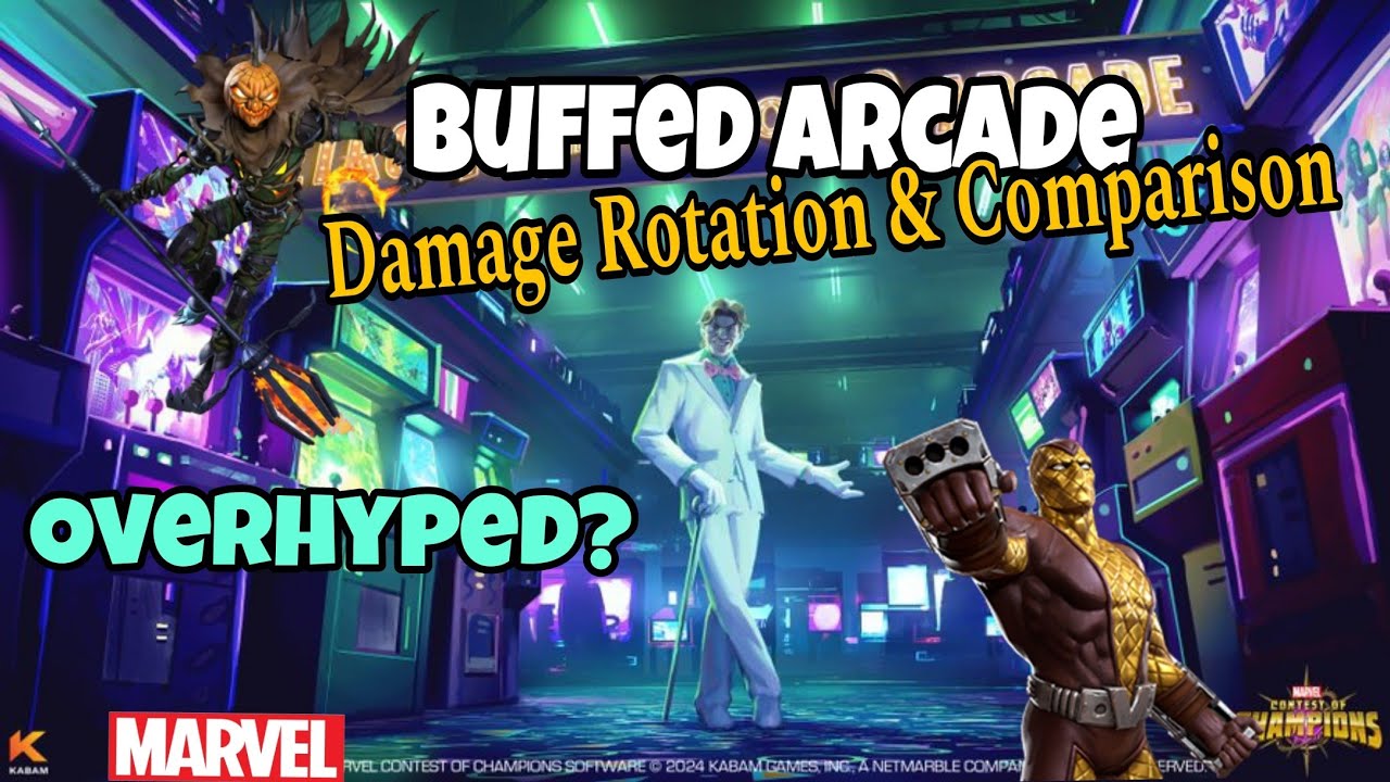 Buffed Arcade Gameplay & Damage Comparison w/ Shocker and Jack O ...