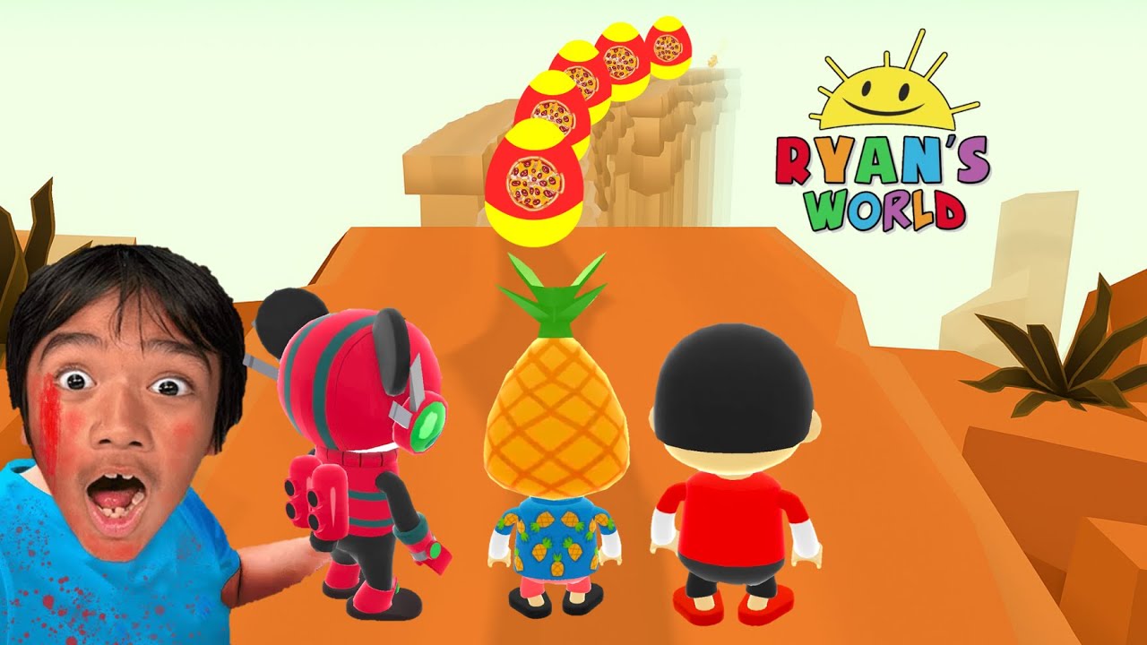 Tag with Ryan - Red T-Shirt Ryan vs Hero Combo vs Pineapple Ryan vs ...