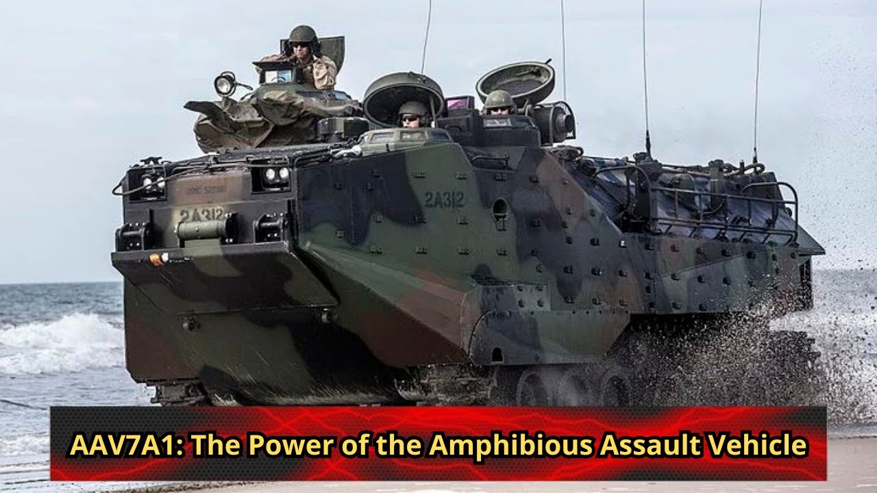 AAV7A1 – The Armored Amphibious Monster of the U S Marine Corps - YouTube