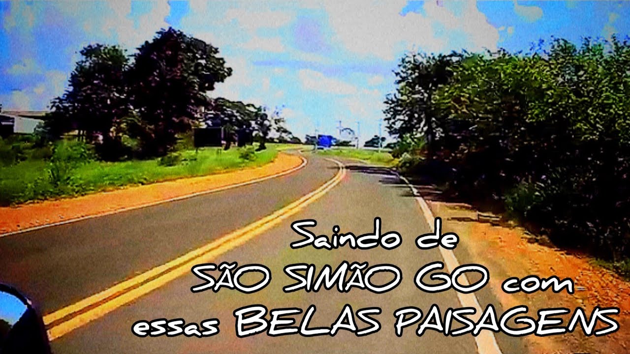 Saindo de São Simão go com essas BELAS PAISAGENS - YouTube
