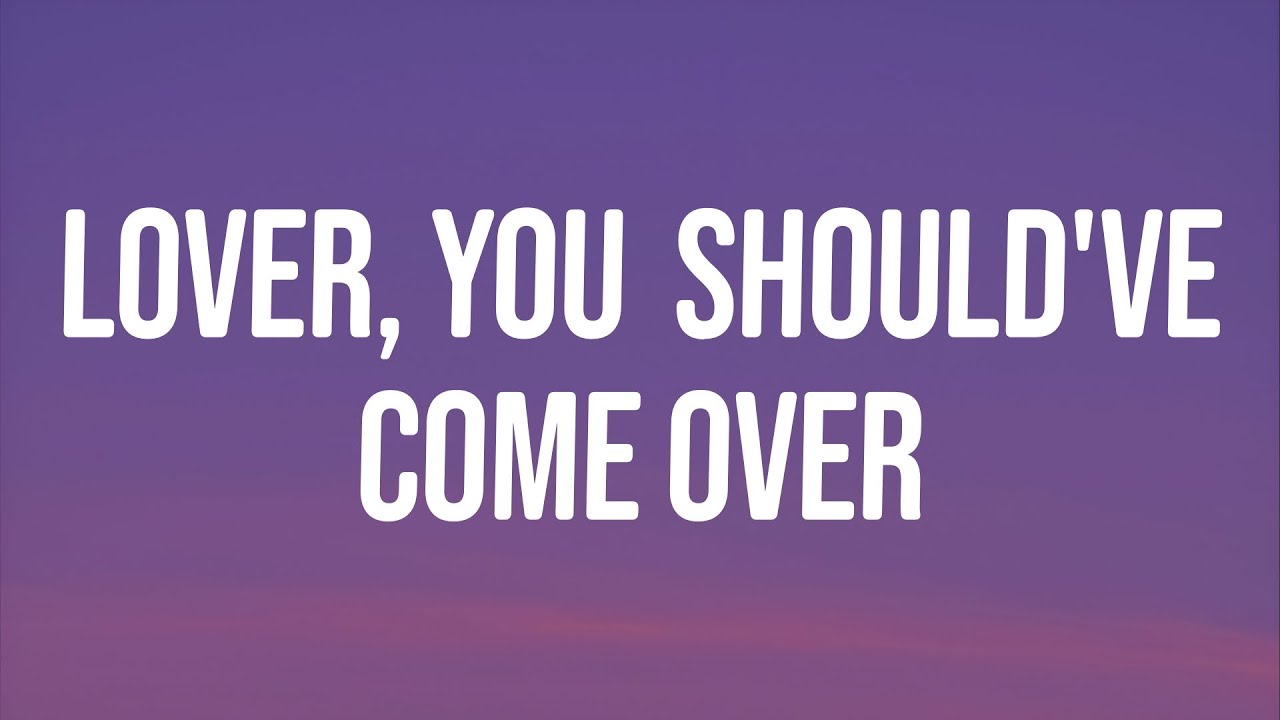 Jeff Buckley - Lover, You Should've Come Over (Lyrics) - YouTube