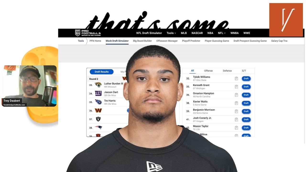 2025 NFL Draft: Washington Commanders War Room - YouTube
