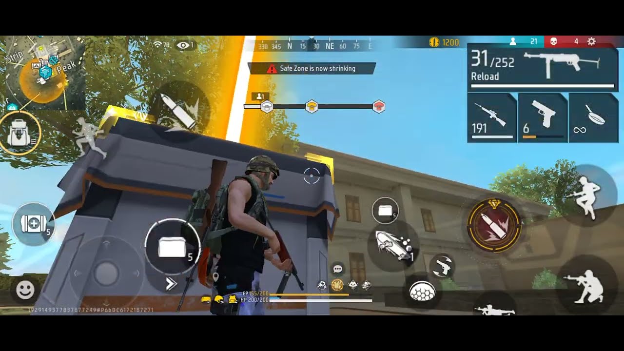 Free Fire BR Match Peak Landing Game Play - YouTube