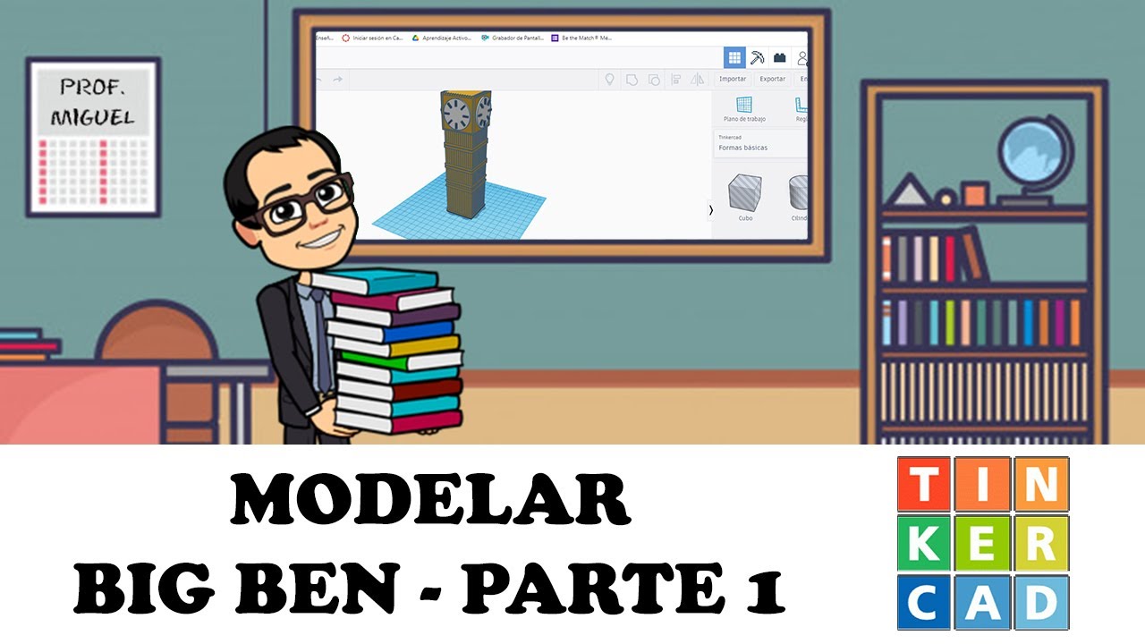 Modelar BIG BEN en Tinkercad - Parte 1 - YouTube