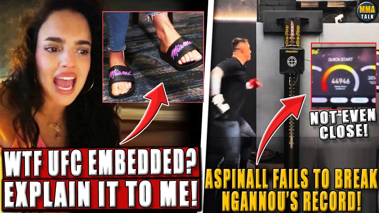 Nina Drama CONFUSED over UFC including her 'FOOT SHOT'in Embedded Vlog ...