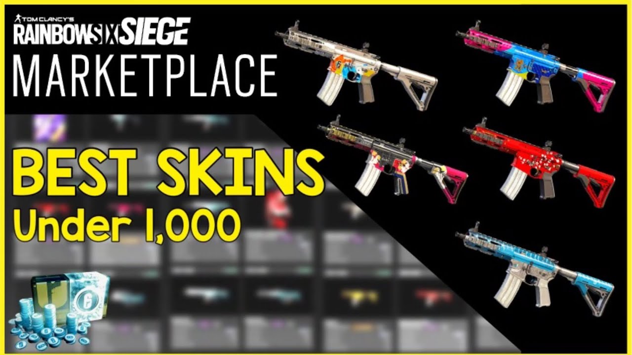 BEST SEASONAL SKINS UNDER 1,000 R6 Credits on the MARKETPLACE - Rainbow ...