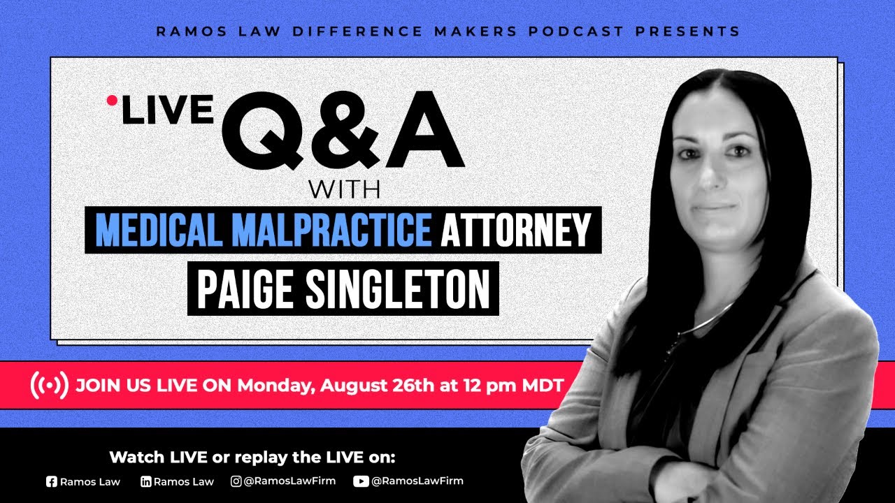 LIVE Q&A with Medical Malpractice Attorney Paige Singleton - YouTube
