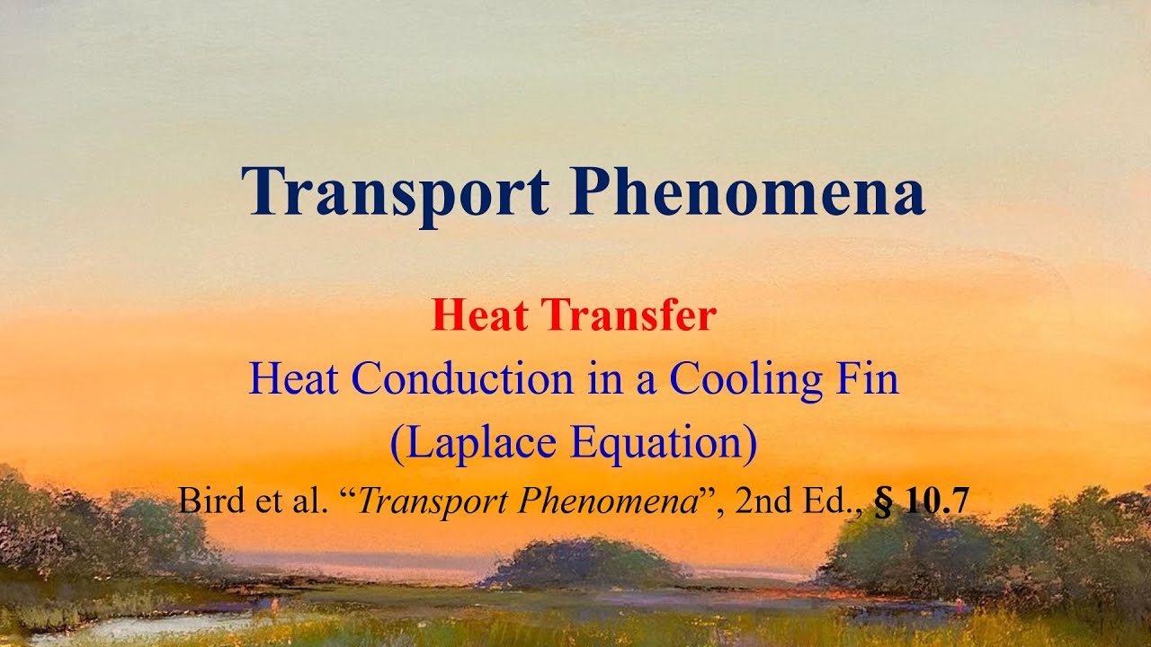 §10.7 (Supplement) - Heat conduction in a cooling fin (Laplace equation ...