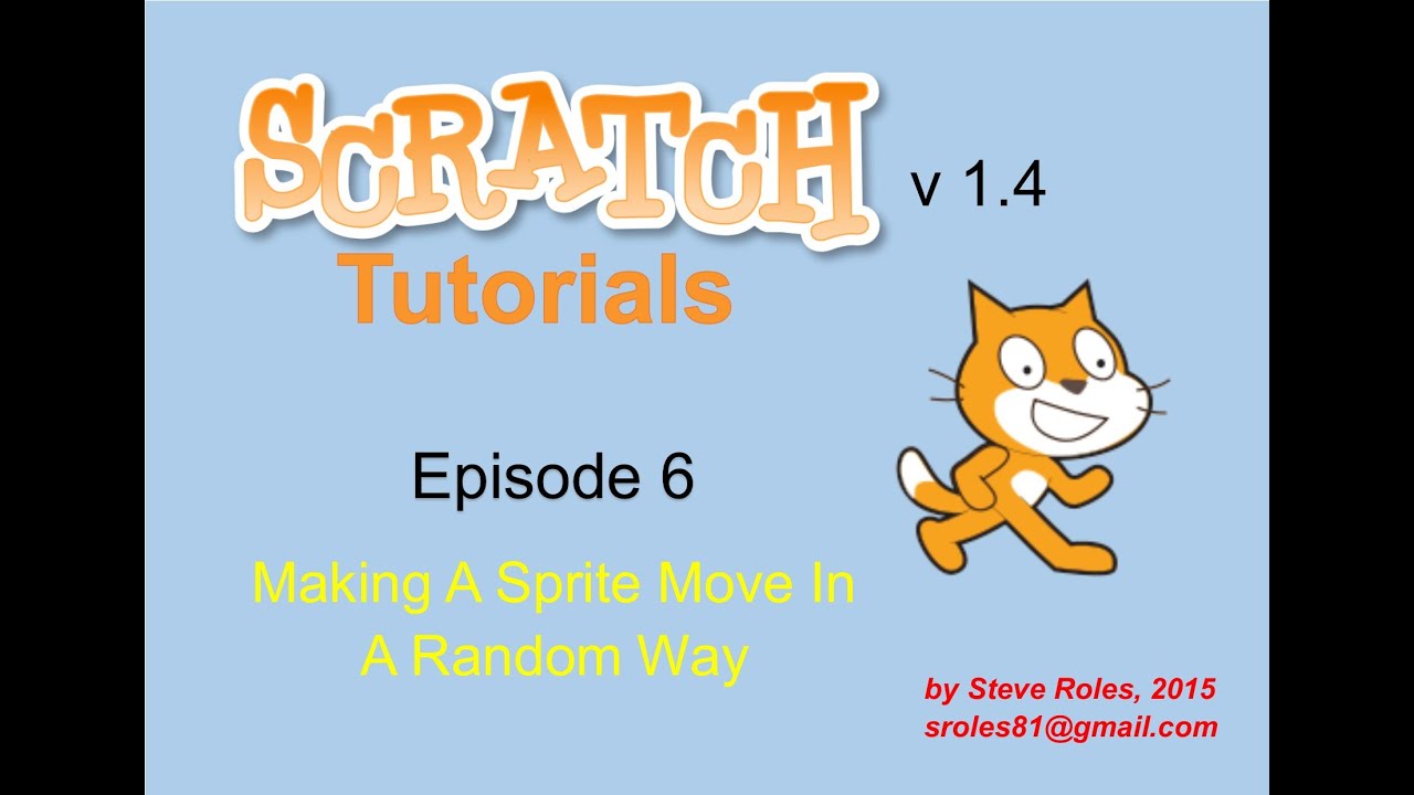Episode 6 Making A Sprite Move In A Random Way YouTube Episode 6 Making A Sprite Move In A Random Way YouTube